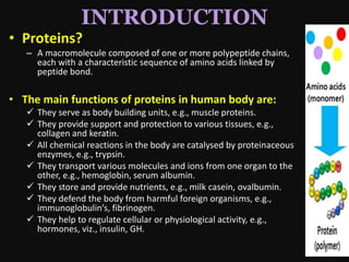 Characterization of protein | PPTX