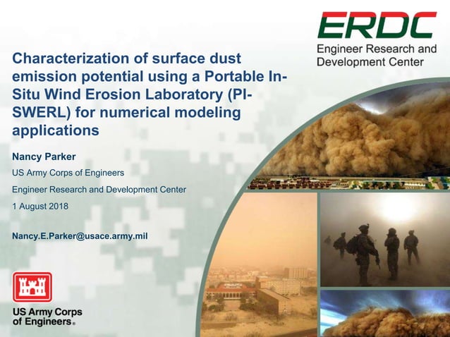 Characterization of surface dust emission potential using a pi swerl ...