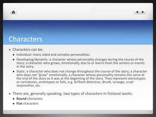 Characterization Overview | PPTX