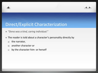 Characterization Overview | PPT