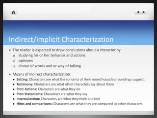 Characterization Overview | PPT