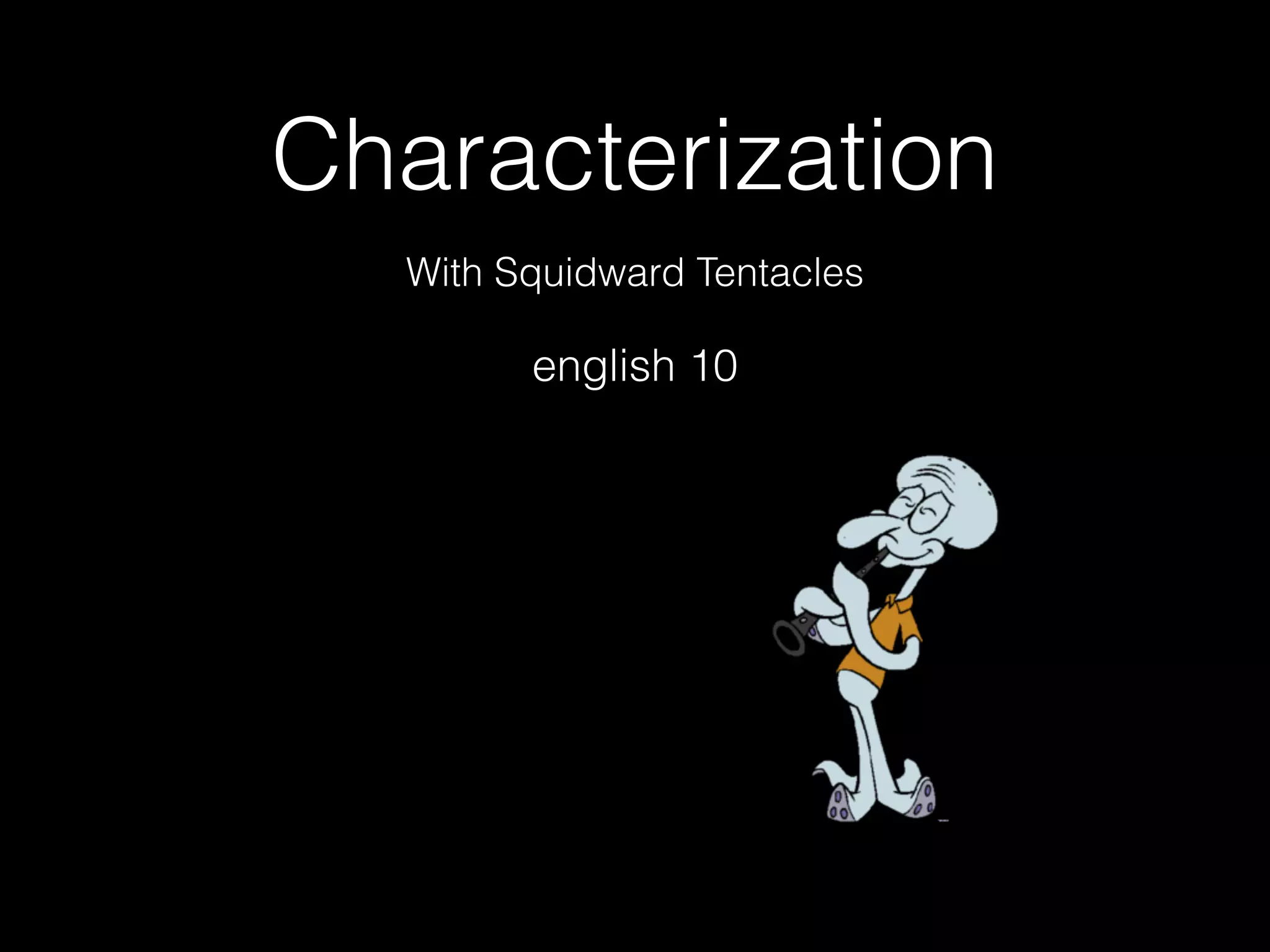 Characterization | PDF