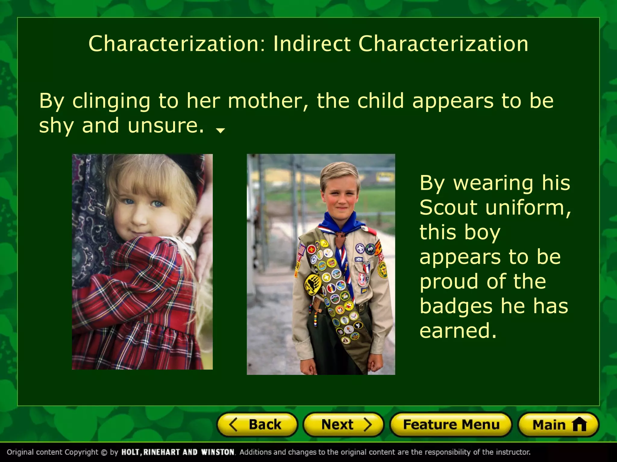 Characterization powerpoint | PPT