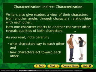 Characterization powerpoint | PPT