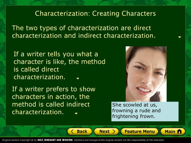 Characterization powerpoint | PPT | Women\'s Outerwear | Women\'s Clothing