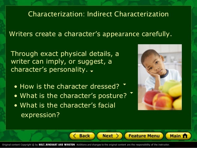 Characterization powerpoint
