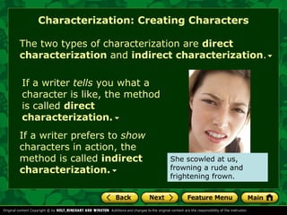 Characterization: Direct & Indirect | PPT