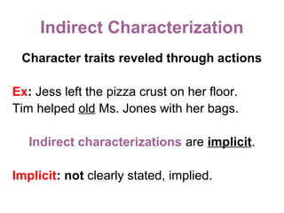 Characterizations lesson | PPT