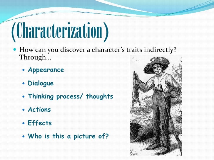 Characterization Slide