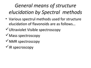 Characterization & structure elucidation of certain classes of Sec ...