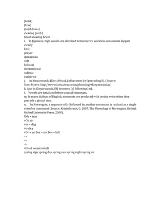 Characterize each of the following alternations as.pdf