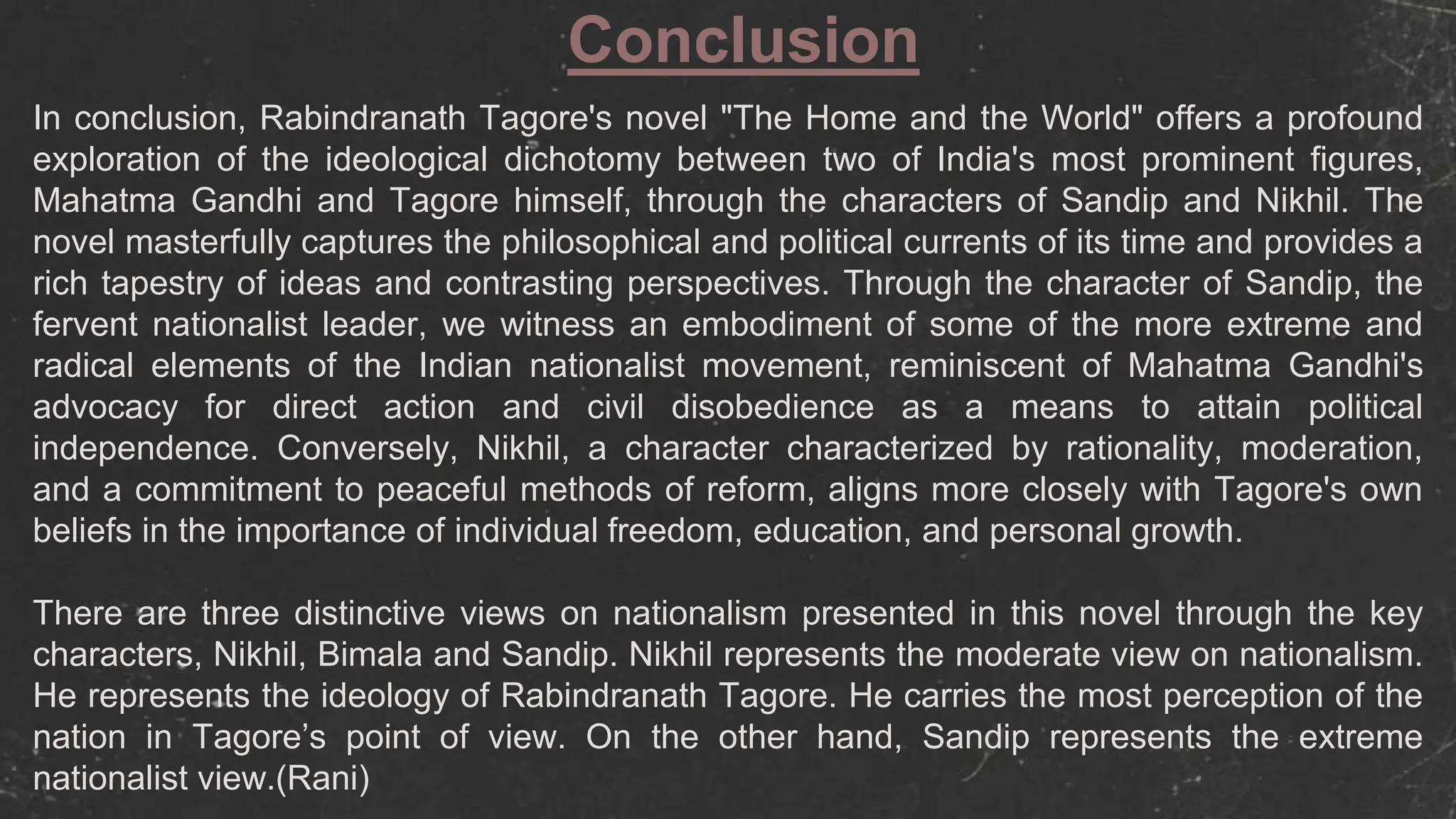 Characterizing Beliefs_ Sandip, Nikhil, and the Tagore-Gandhi Dichotomy ...