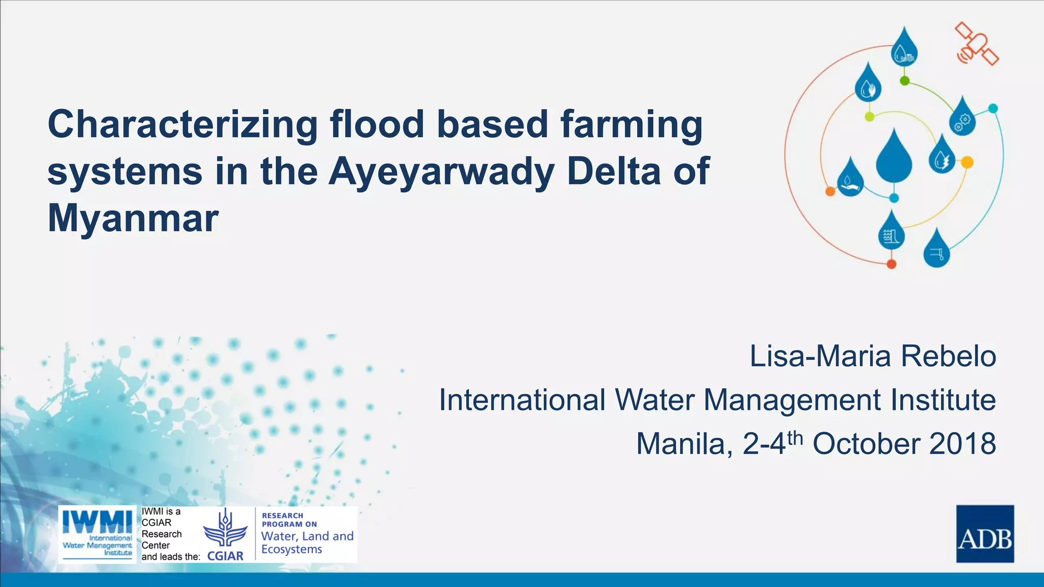 Characterizing flood based farming systems in the Ayeyarwady Delta of ...
