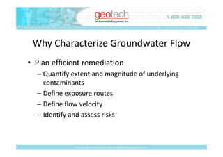 Characterizing Groundwater Flow Velocity And Preferential Flow Zones ...