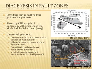 Characterizing Mechanisms Of Clay Gouge Formation | PPTX