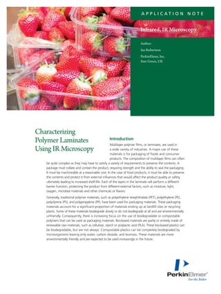 Characterizing Polymenr Laminates Using IR Microscopy | PDF