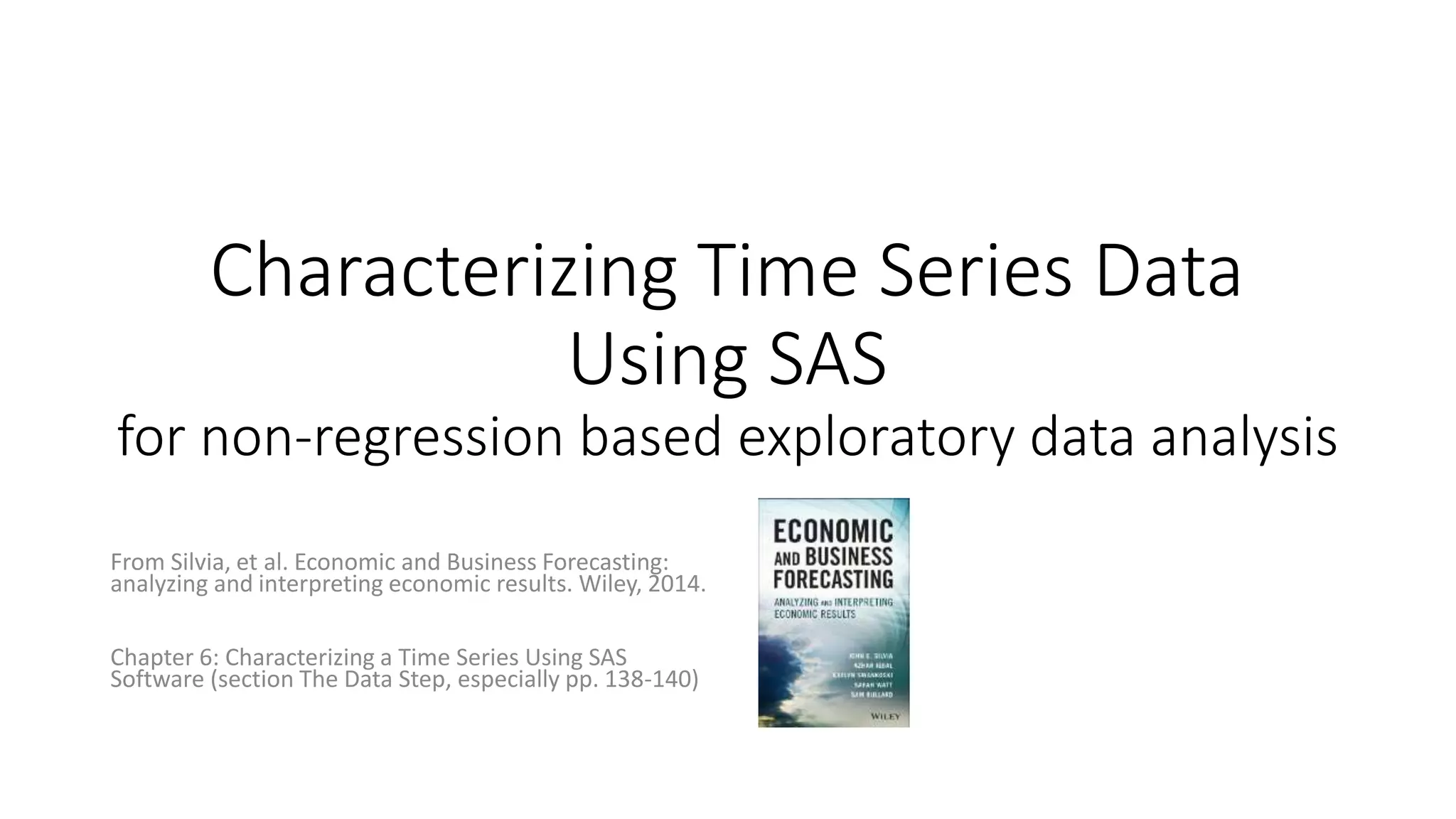 Characterizing time series presentation | PPT