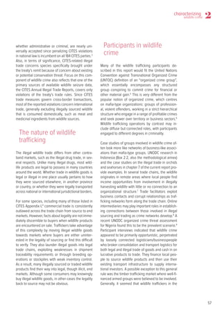 Characterizing wildlife trafficking and associated crime. | PDF