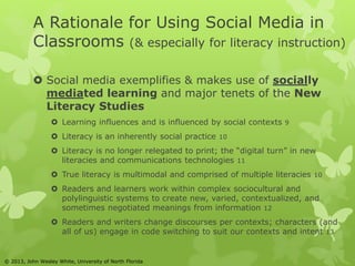 Character journaling through social media | PPTX