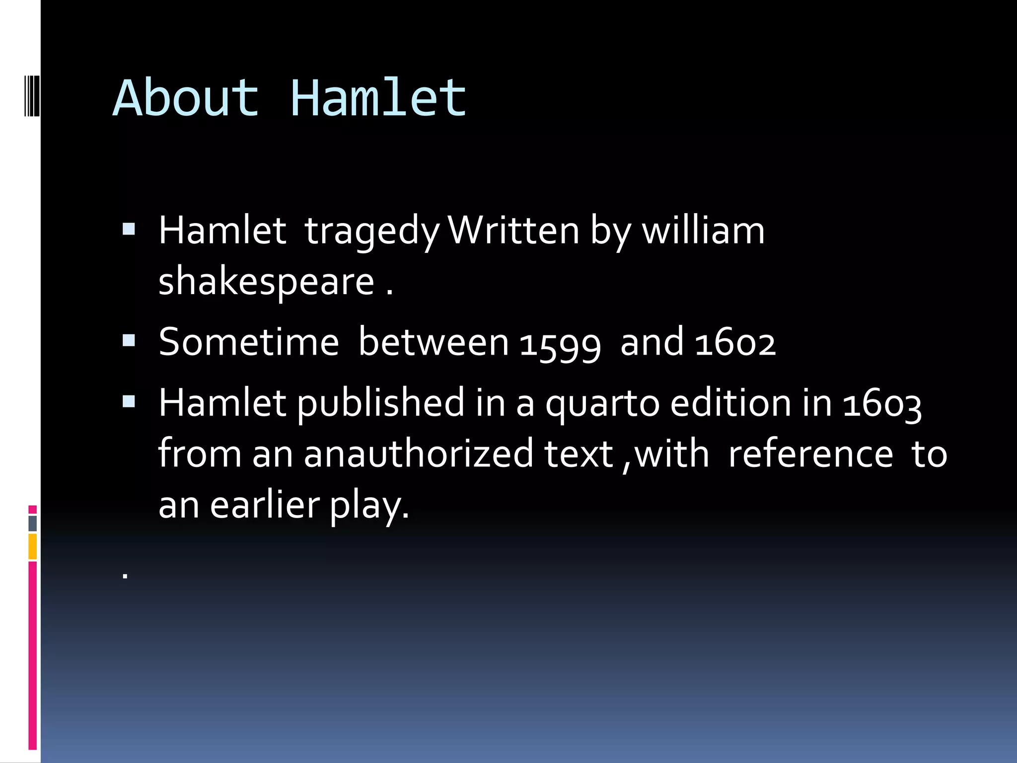 Character list of hamlet | PPT