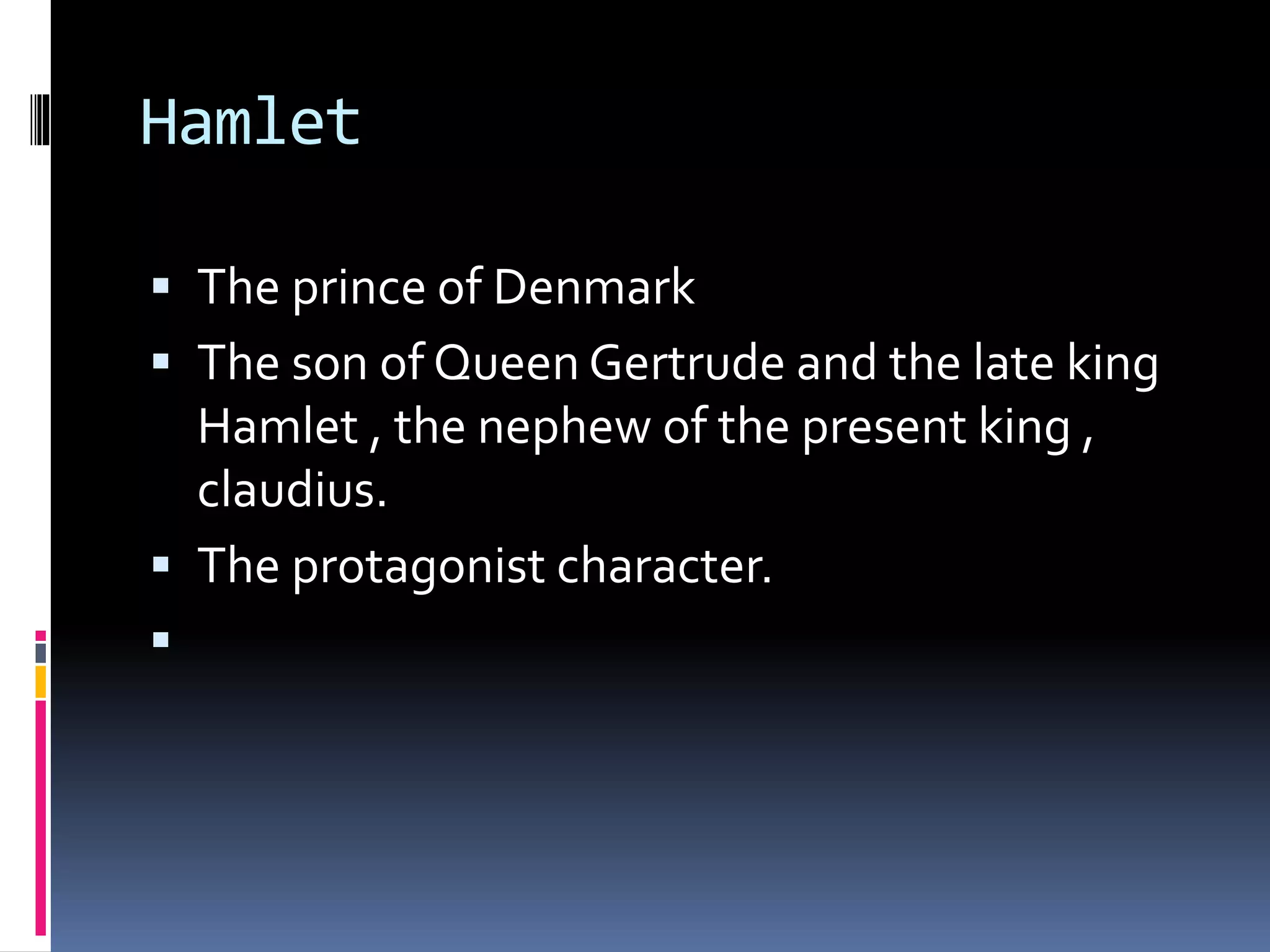 Character list of hamlet | PPT