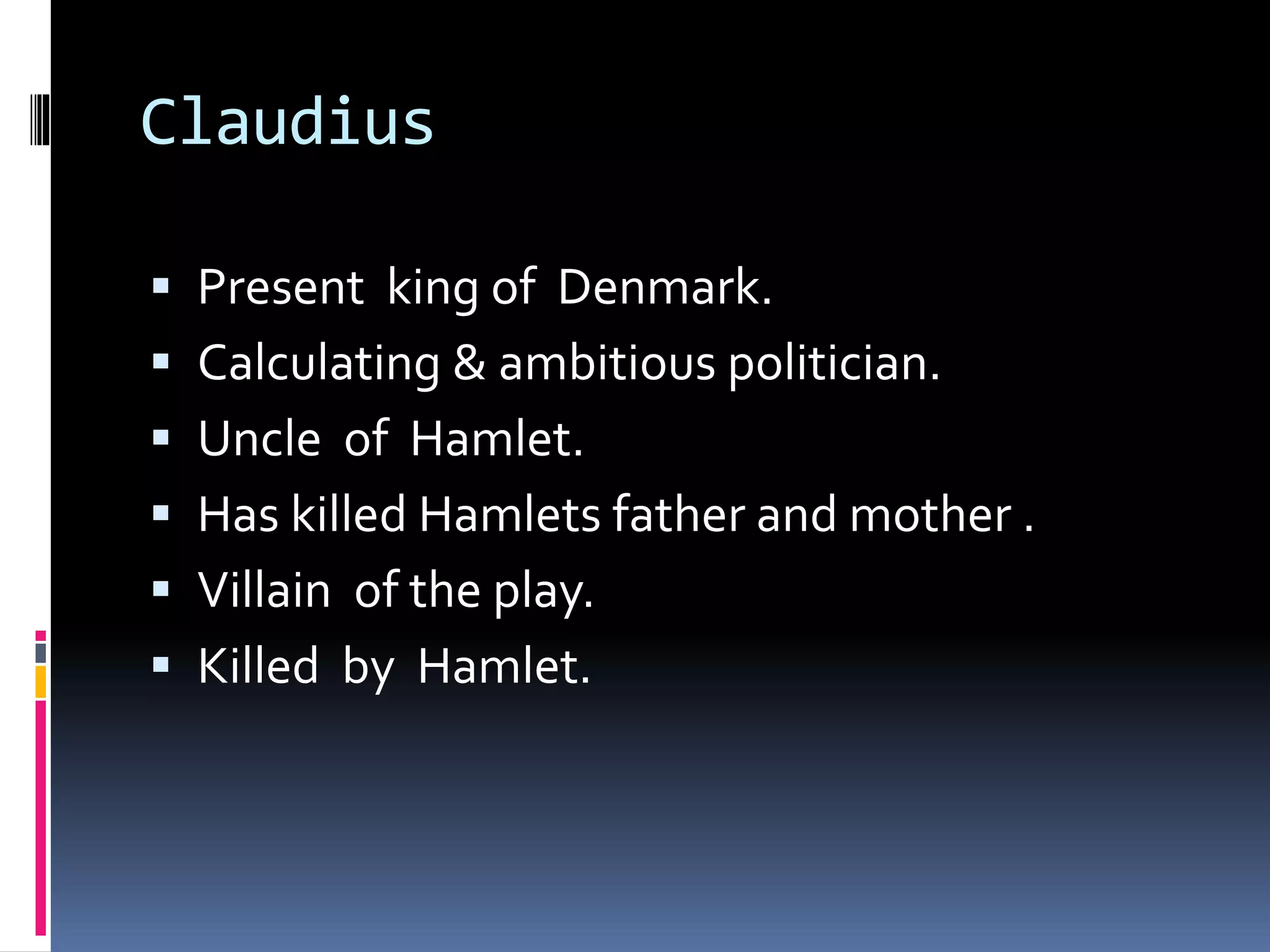 Character list of hamlet | PPT
