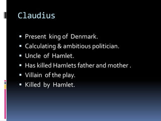 Character list of hamlet | PPT