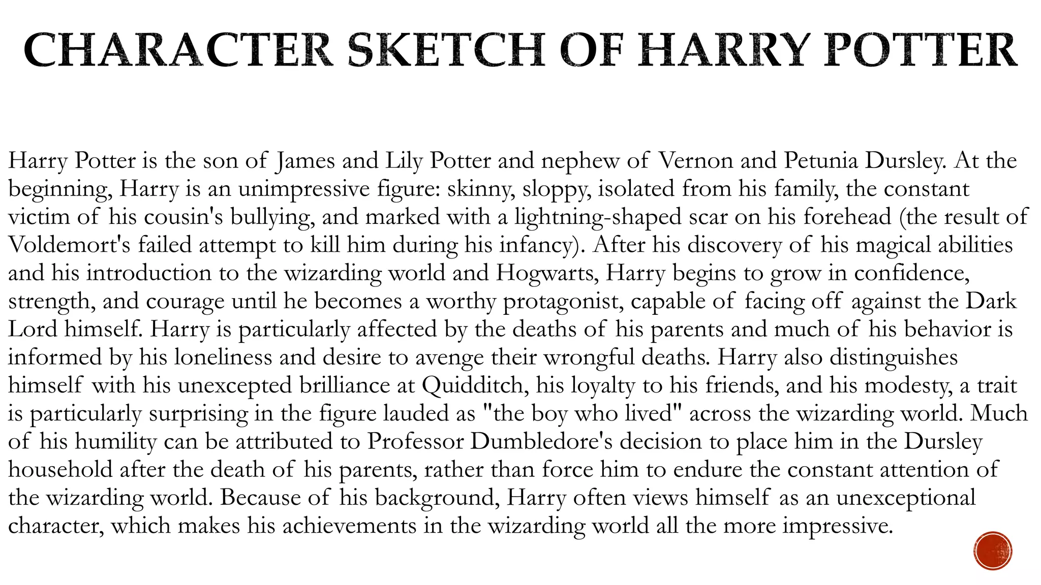 Character Maps and Character Sketches Std VIII | PPTX