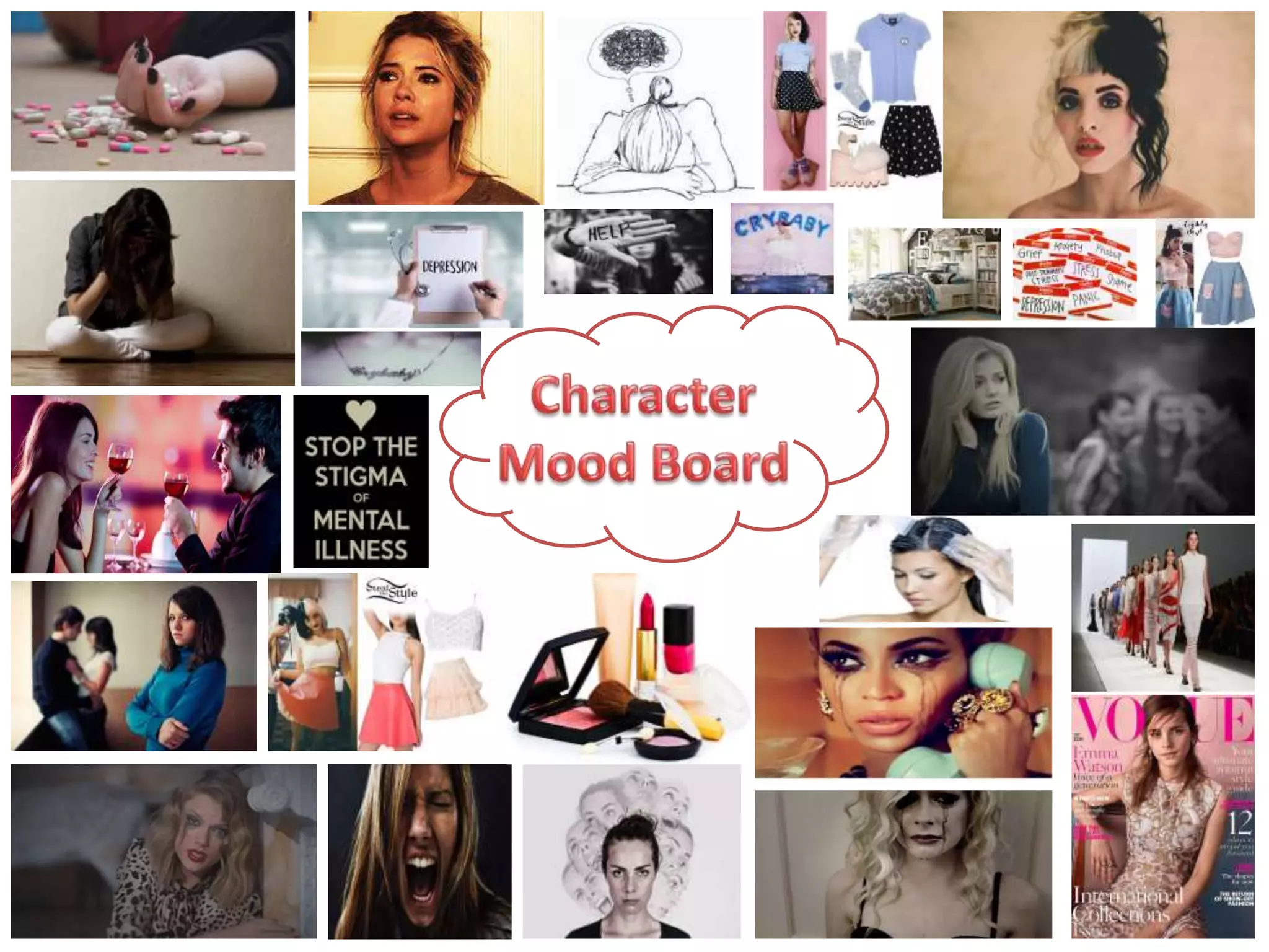Character Mood Board | PPTX