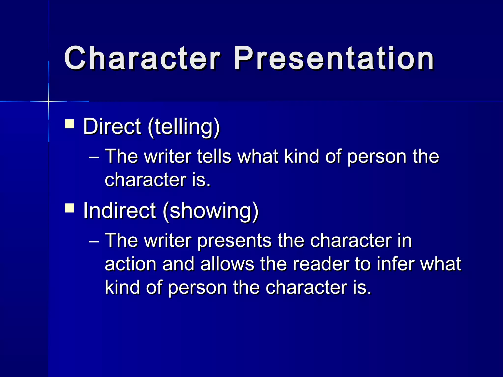 Character n characterisation | PPT