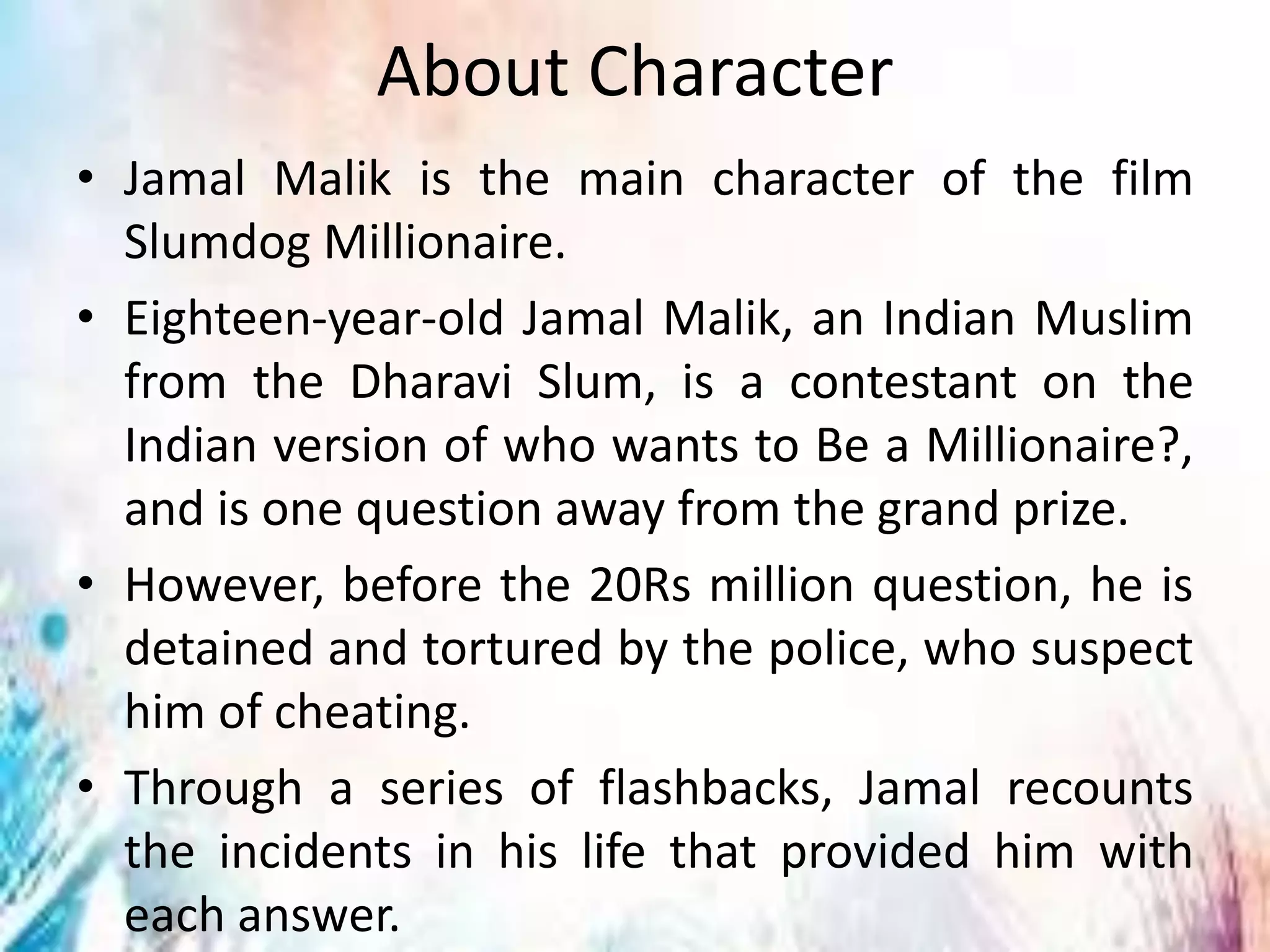 Character of Balram Halwai | PPTX