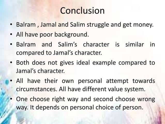 Character of Balram Halwai | PPTX