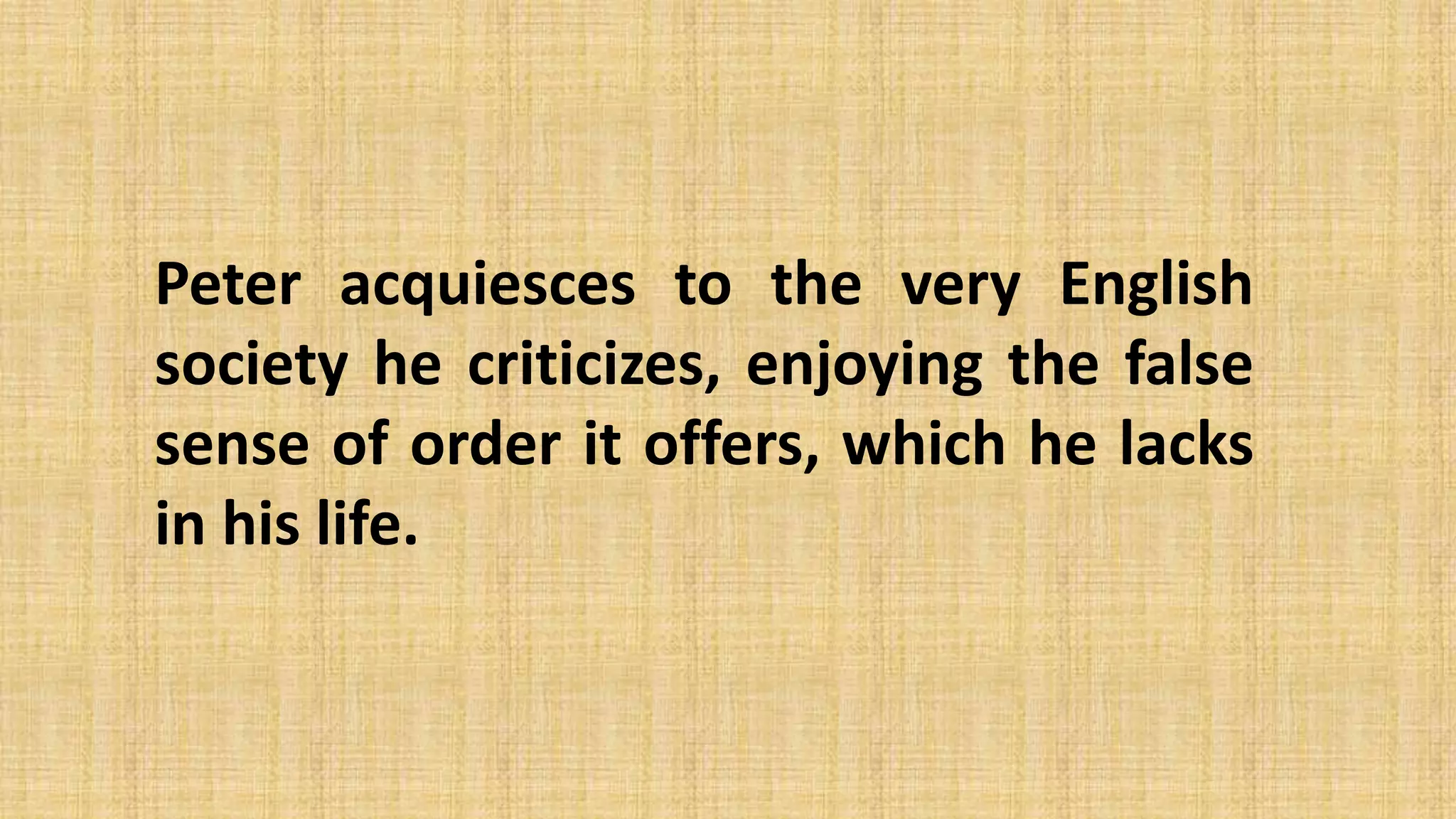 Character of clarissa dalloway and peter walsh in mrs. dalloway by ...