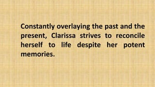 Character of clarissa dalloway and peter walsh in mrs. dalloway by ...