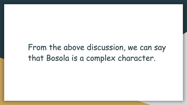 The Character Bosola in the play The Duchess of Malfi | PPT