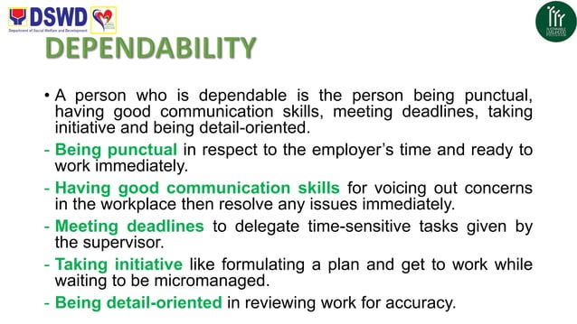 Character of the month (Dependable vs Inconsistency).pptx