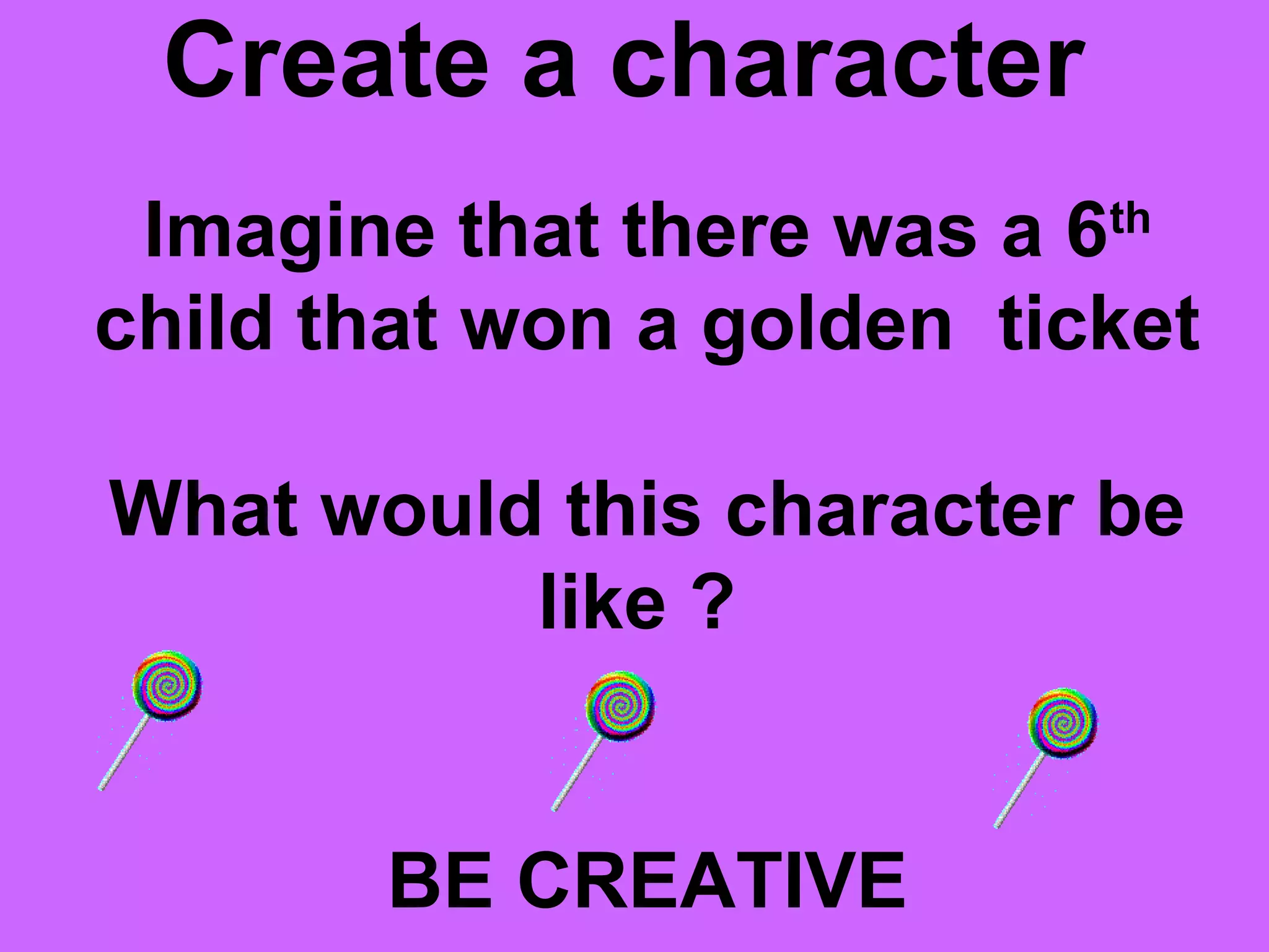 Charlie and the chocolate factory - Character traits | PPT