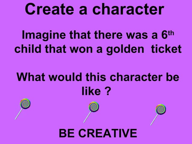 Charlie and the chocolate factory - Character traits | PPT