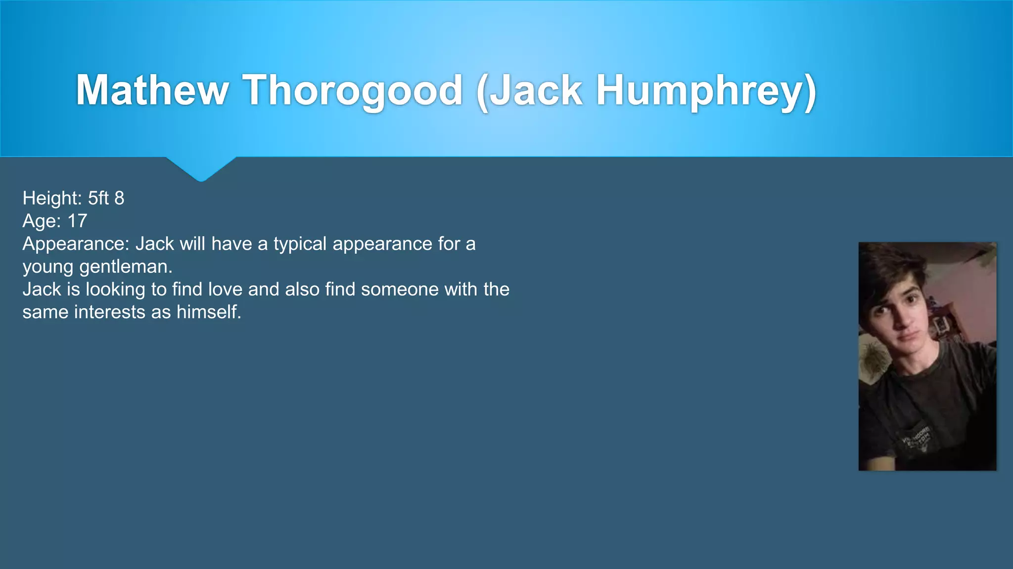 Character profile | PPTX