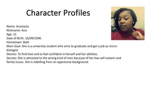 Character profile | PPTX