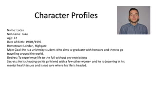 Character profile | PPT