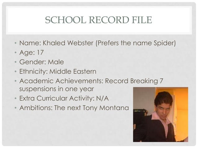 Character profiles | PPTX