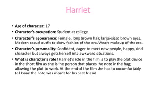 Character Profiles | PPTX