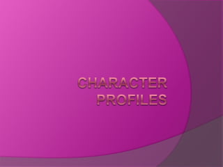Character profiles 2 | PPTX