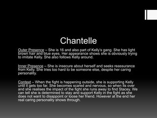 Character profiling media as | PPTX