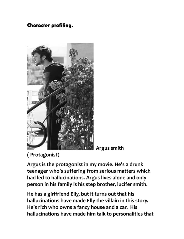 Character profiling | PDF