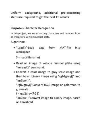 Character recognition | PDF