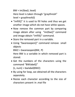 Character recognition | PDF