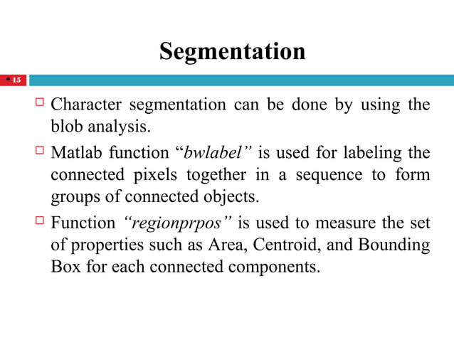 Character Recognition From Number Plate Written In Assamese Language Ppt Computing