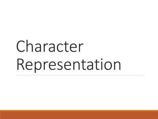 Character representation | PPT